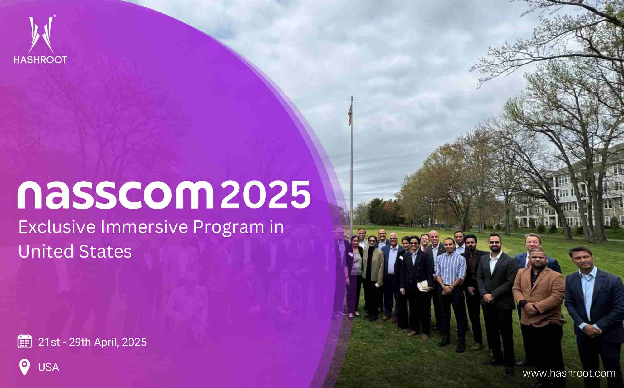HashRoot Participates in NASSCOM’s 2025 USA Immersive Tech Program