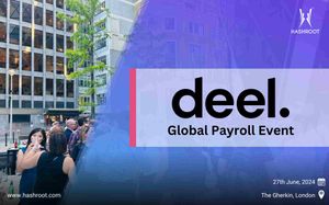 HashRoot at Deel Global Payroll Event 2024 in London